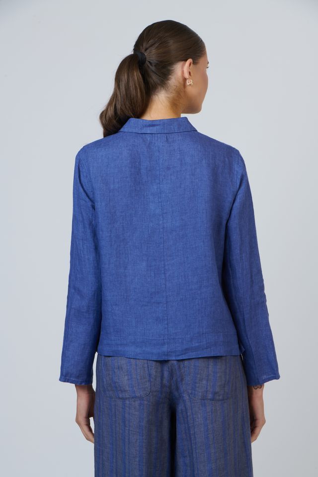 Linen Shirt Placid Blue GA647 – Moss Nest